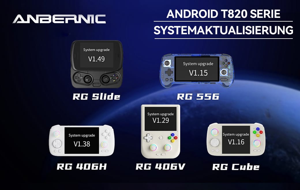 Serie ANBERNIC Android: ¡Actualización importante del sistema ...